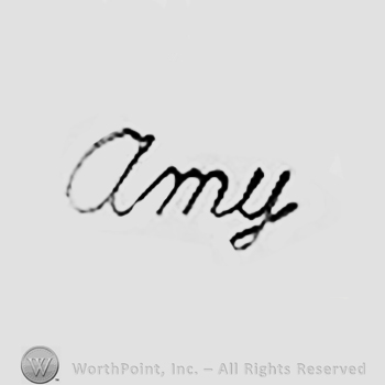 Mark with The word "amy". | #213395