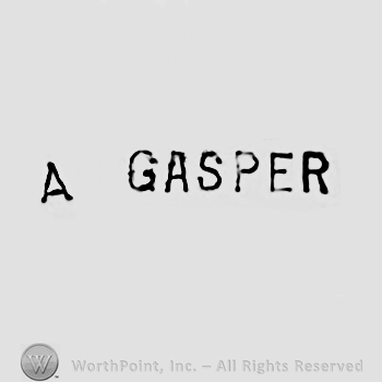 Mark with The text "A GASPER. | #213404