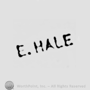 Mark with The text "E. HALE". | #213568