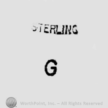 Mark with The text "STERLING G". | #213595