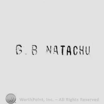 Mark with The text "G. B NATACHU". | #213599