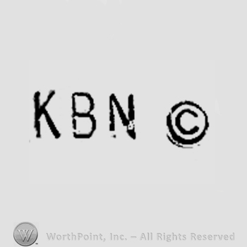 Mark with The letters "KBN" and the copyright | #213763