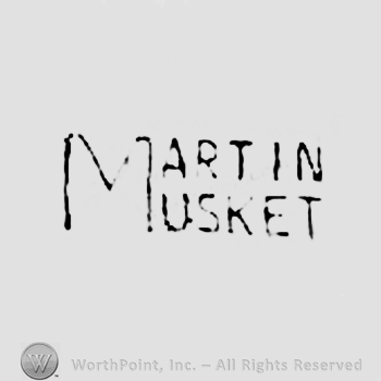 Mark with The words "MARTIN MUSKET". | #213847