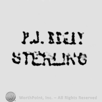 Mark with The text "P. J. BEGAY STERLING". | #213910