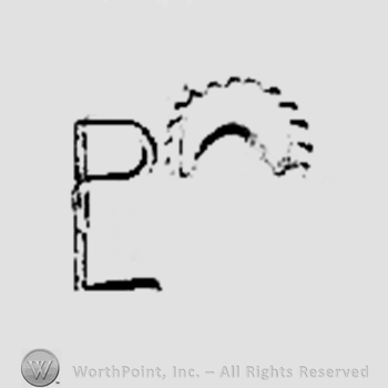 Mark with Monogram of letters "PL" and a stylized | #213923