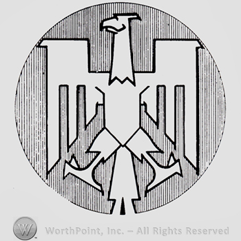 Mark with Eagle inside a circle. | #215272