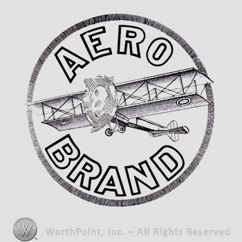 Mark with A plane inside a circle and word AERO | #215342