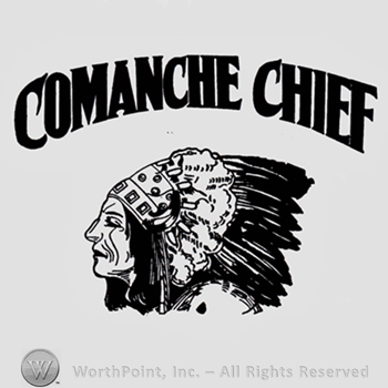 Mark with Indian chief and words COMANCHE CHIEF | #215433