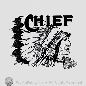 Mark with Indian chief and word CHIEF written | #215446