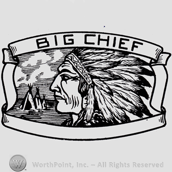 Mark with Indian chief and words BIG CHIEF | #215456