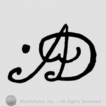 Mark with Initials A D combined in handwriting | #216562