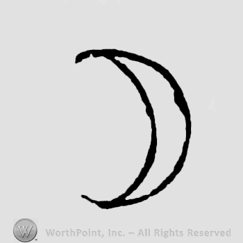 Mark with A crescent moon | #216605