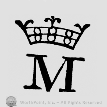 Mark with A crown over capital M. | #216701