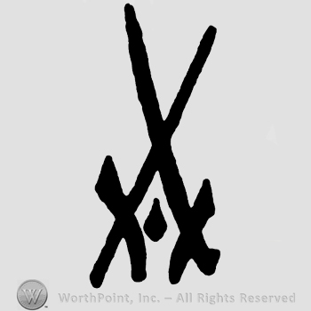 Mark with Two crossed swords and a dot. | #220633