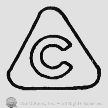 Mark with The letter "C" and a triangle. | #22064