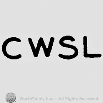 Mark with The letters "CWSL". | #22066