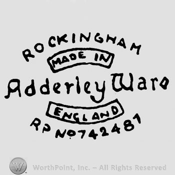 Mark with ADDERLEY WARE written in the | #220819