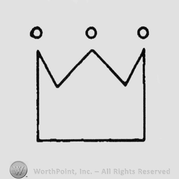 Mark with A crown shape. | #22086