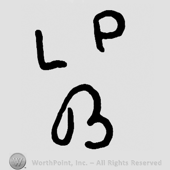 Mark with LP written on top of letter B. | #220897