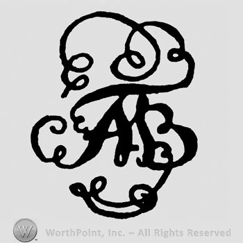 Mark with The monogram of letters "AB". | #220966