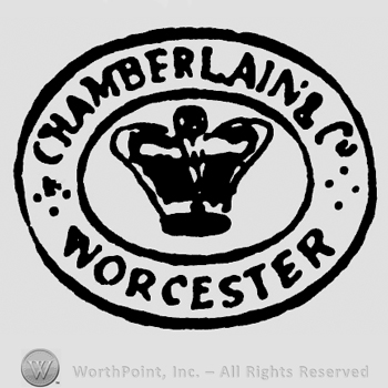Mark with A crown inside an oval with Worcester | #221033