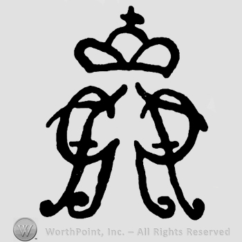 Mark with A crown and the monogram of letters | #221245