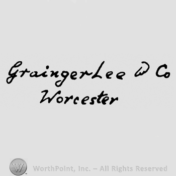 Mark with Grainger Lee & Co Worcester written. | #221316