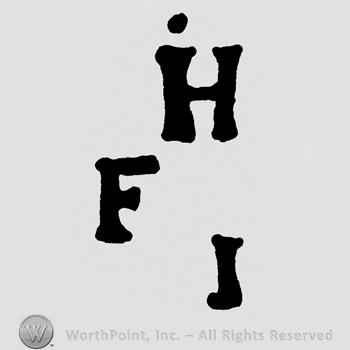 Mark with Letters H F J. | #221373