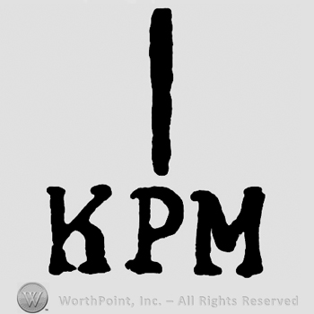 Mark with Letters KPM and a vertical line on top. | #221487