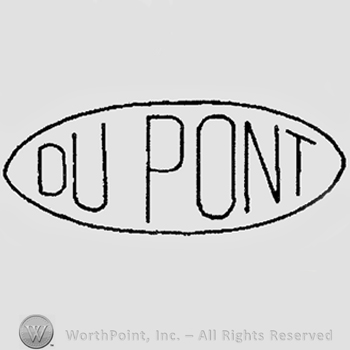 Mark with The text "DU PONT" and an oval shape. | #22151