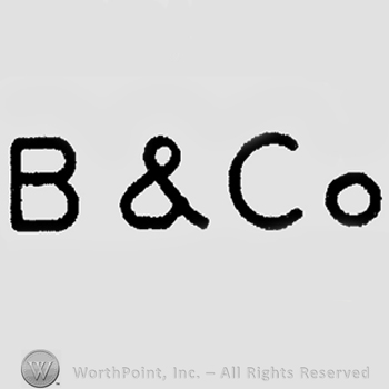 Mark with The letters "B & Co". | #22159
