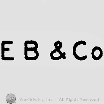 Mark with The text "E B & Co". | #22163