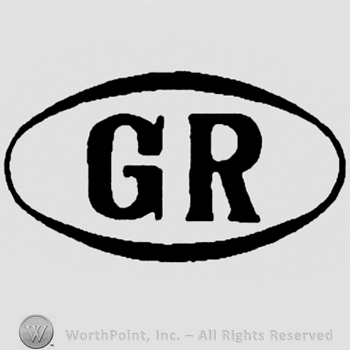 Mark with The letters "GR" and an oval. | #22190