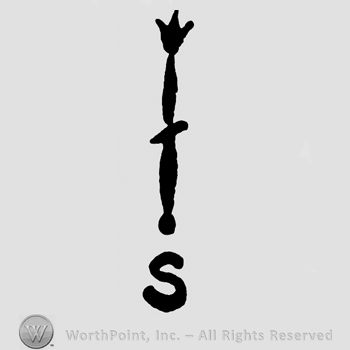 Mark with A scepter with letter S below. | #221914