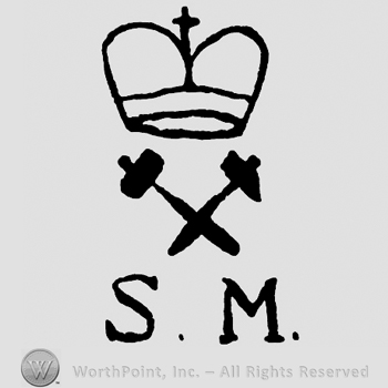 Mark with A crown, a cross, two crossed hammers | #221968