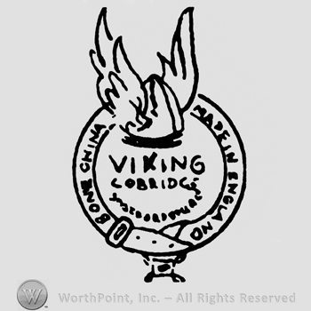 Mark with A viking crest on top;Viking Cobridge | #222090