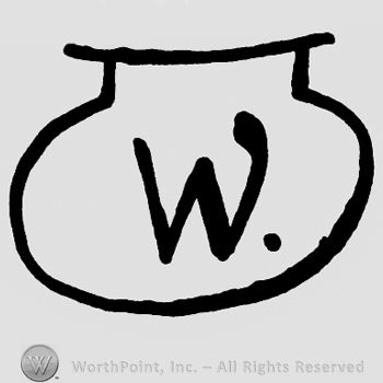 Mark with Letter W inside a vase. | #222119