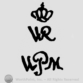 Mark with WR with crown and cross on top;WPM | #222143