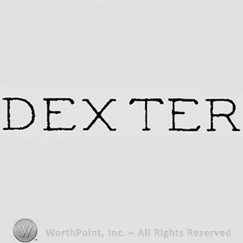 Mark with The word "DEXTER". | #22225