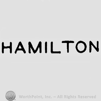 Mark with The word "HAMILTON". | #22319