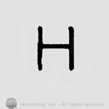 Mark with Capital letter "H" | #22338