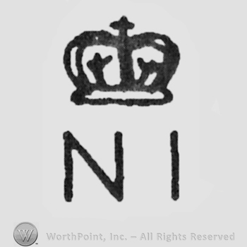 Mark with The letters "NI" and a crown. | #22406