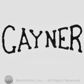 Mark with The word "GAYNER". | #22441