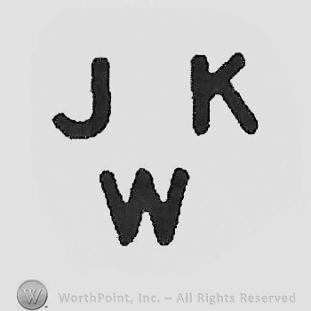 Mark with The initials "J K W". | #22446