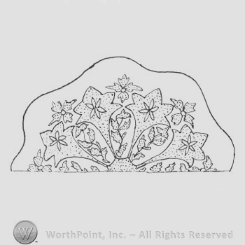 Mark with Glass Pattern: Ruffled Rib; plate. | #225282