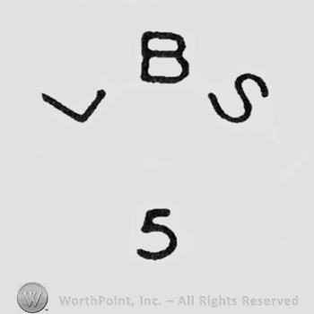 Mark with The letters "LBS" and the digit "5". | #22564