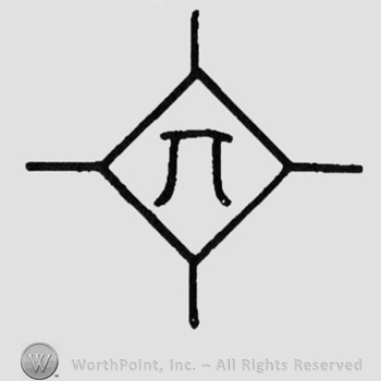 Mark with The phi symbol and a diamond. | #22771