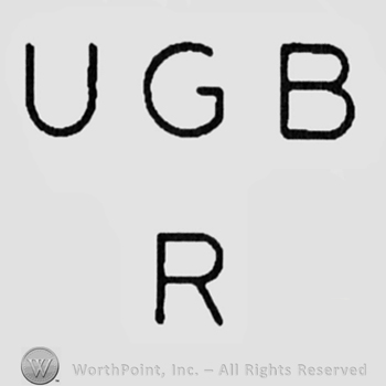 Mark with The letters "UGBR". | #22791