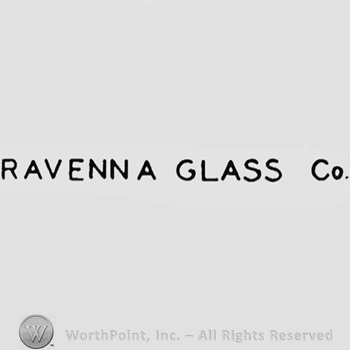 Mark with The text "RAVENNA GLASS Co.". | #22793