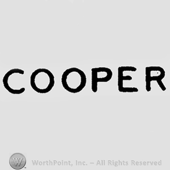 Mark with The word "COOPER". | #22801